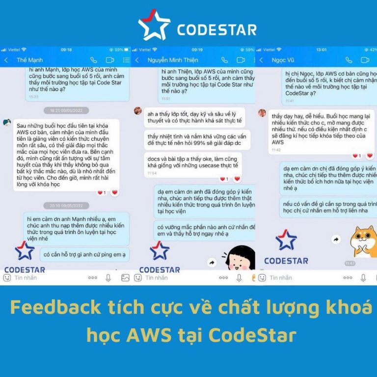 Khóa học Điện toán đám mây (AWS cơ bản) | CodeStar Academy