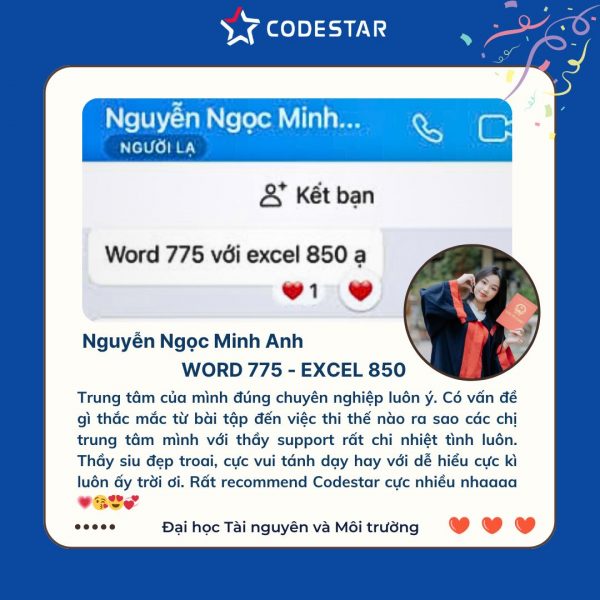 Khóa học tin học văn phòng MOS Online | CodeStar Academy